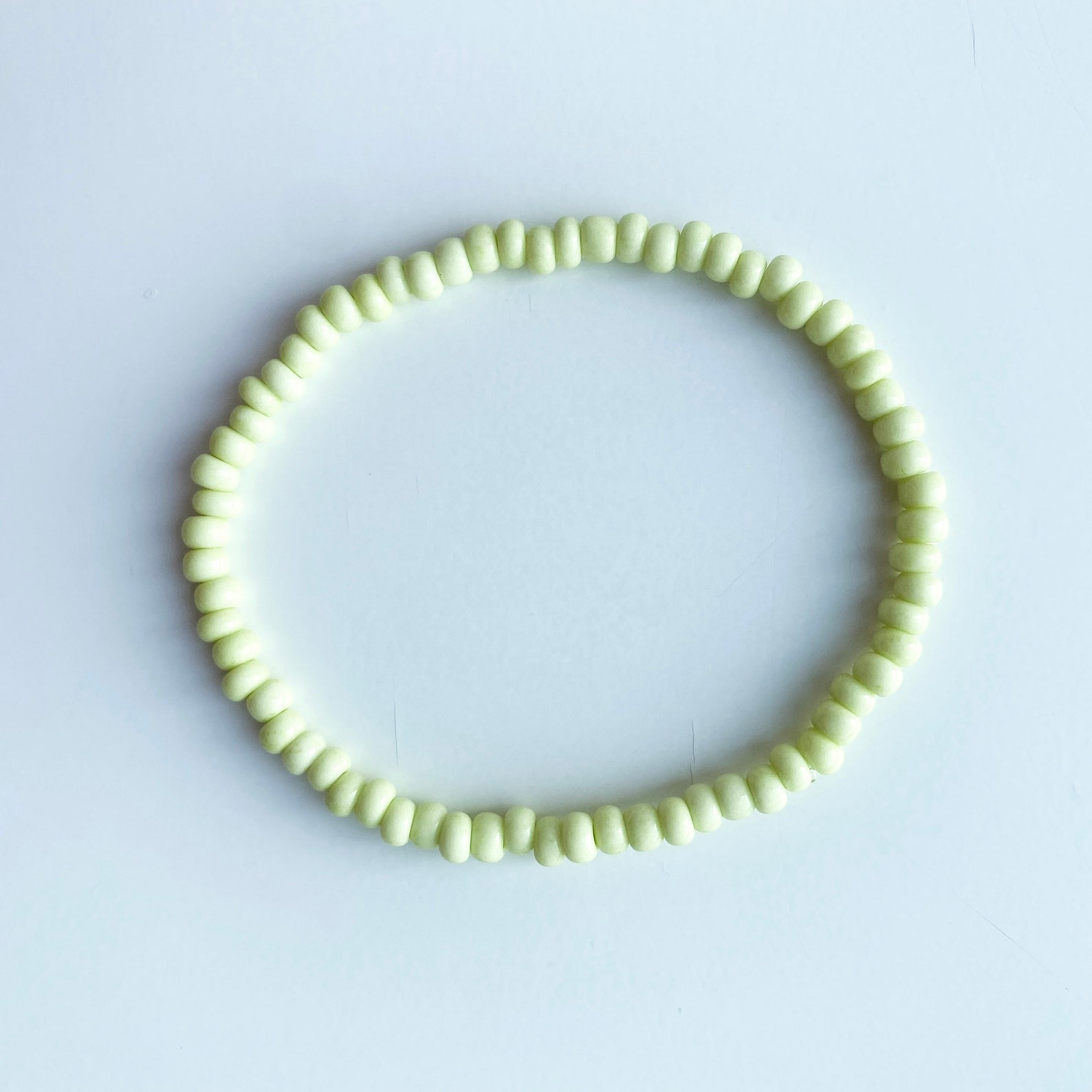 Pastel Candy Color Seed Bead Stretch Stacking VSCO Bracelet - Etsy