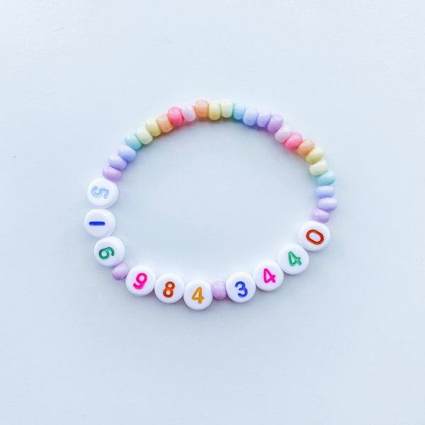 Number Bracelet - Etsy