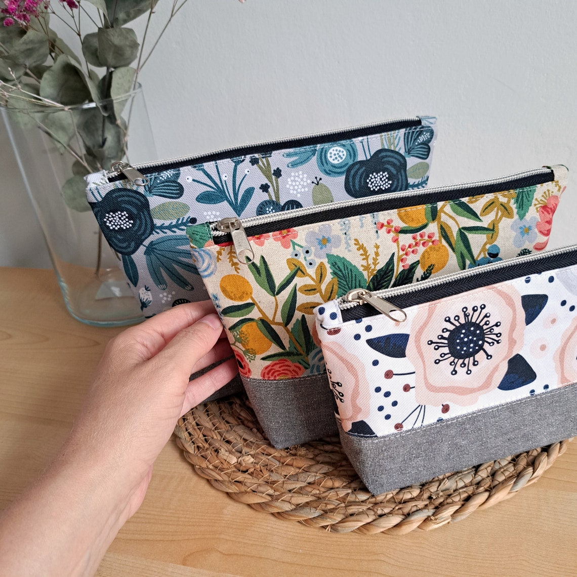 NANCY Cosmetic Bag PDF Sewing Pattern, Toiletry Bag Pattern, Instant ...