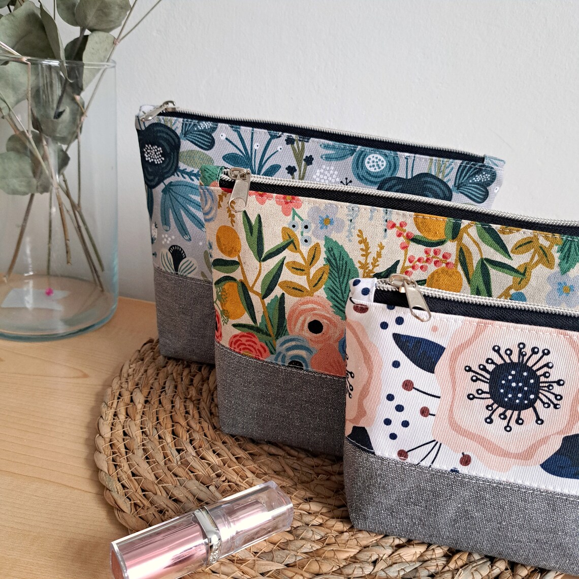 NANCY Cosmetic Bag PDF Sewing Pattern, Toiletry Bag Pattern, Instant ...