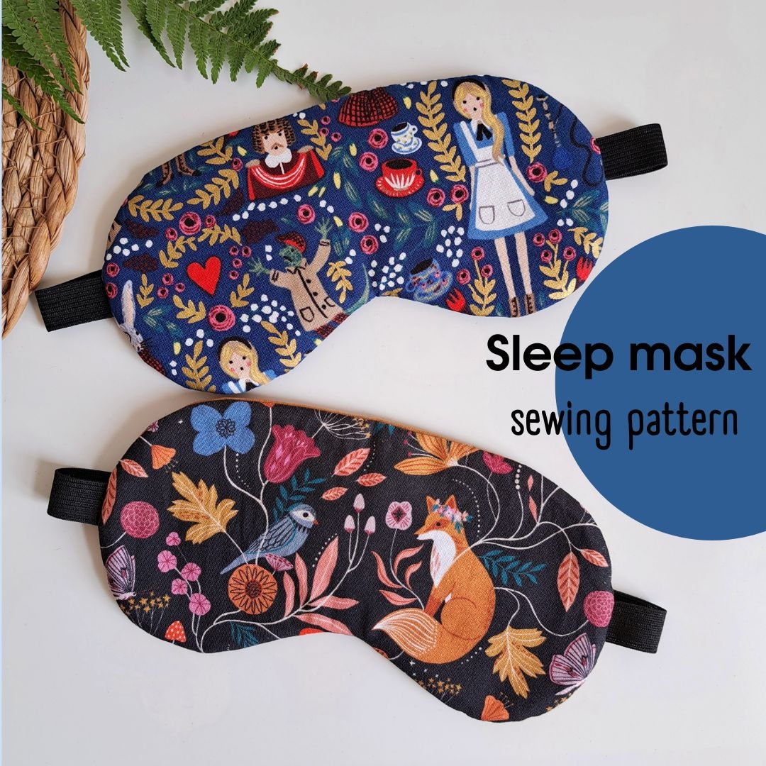 Sleep Mask Sewing Pattern, PDF Instant Download, Sleeping Eya Mask ...