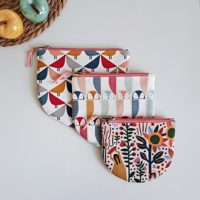 NINA Zipper Pouch PDF Sewing Pattern, Instant Download, 3 Sizes, Sewing ...