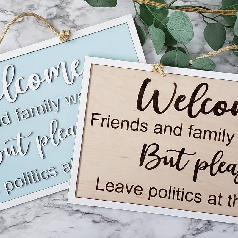 No Politics Signs - Etsy