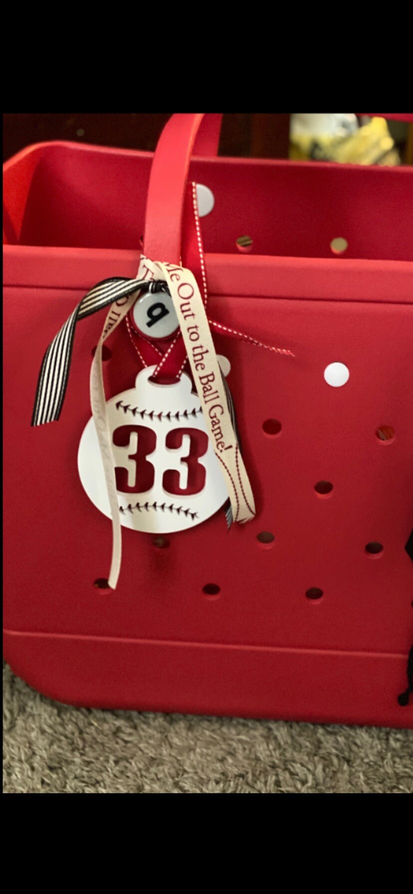 Baseball Softball Bag Tag Bogg Bag Tag | Etsy