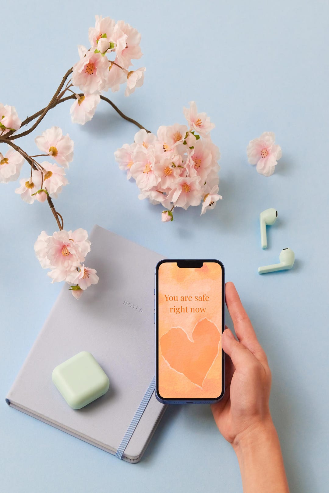 7 Daily Gentle Reminder Phone Wallpapers for Anxiety | Calming ...