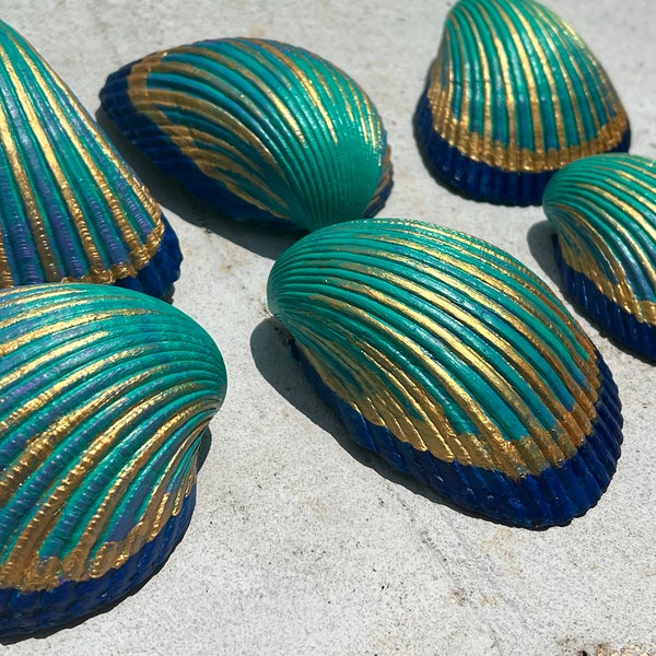 Painted Shells - Etsy