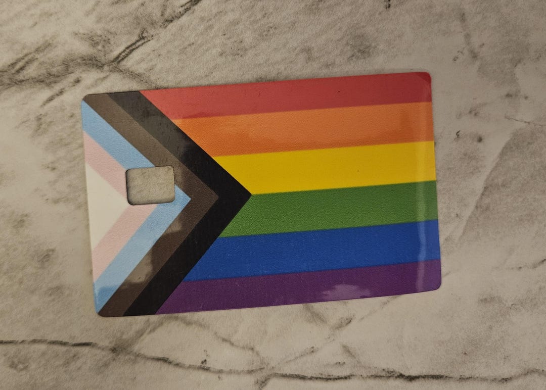 Pride Flag Credit Card Skin - Etsy