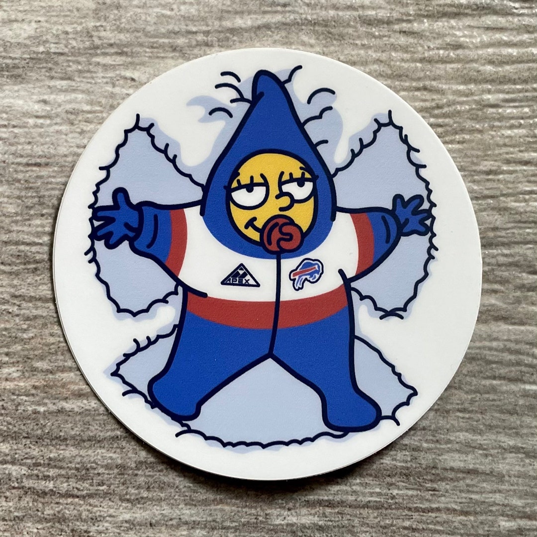 The Simpsons X Buffalo Circle Sticker Maggie Simpson Starsuit - Etsy