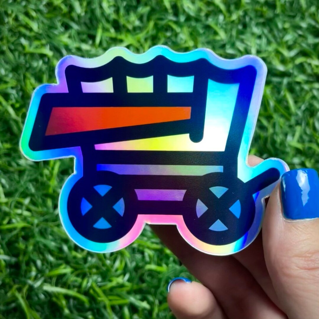 Buffalo Circle the Wagons Custom Holographic Die Cut Sticker, Mafia ...