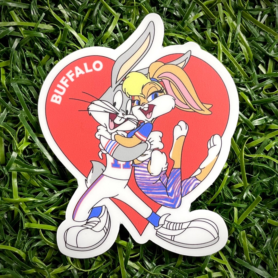 Looney Tunes X Buffalo 3” Die Cut Stickers, Bugs & Lola Bunny, Bills ...