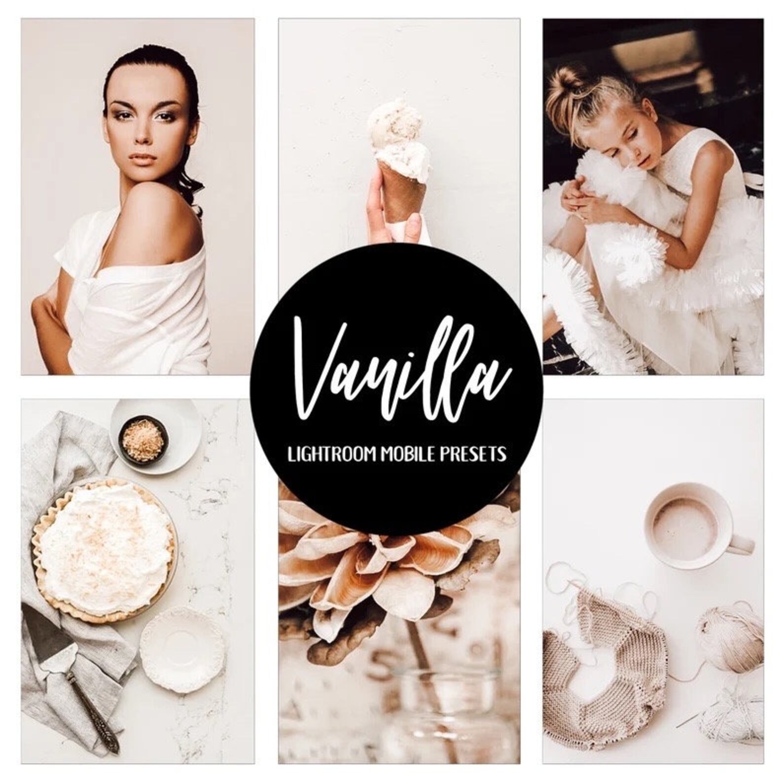 WARM VANILLA Lightroom Mobile Preset Warm White Lightroom Preset Mobile ...