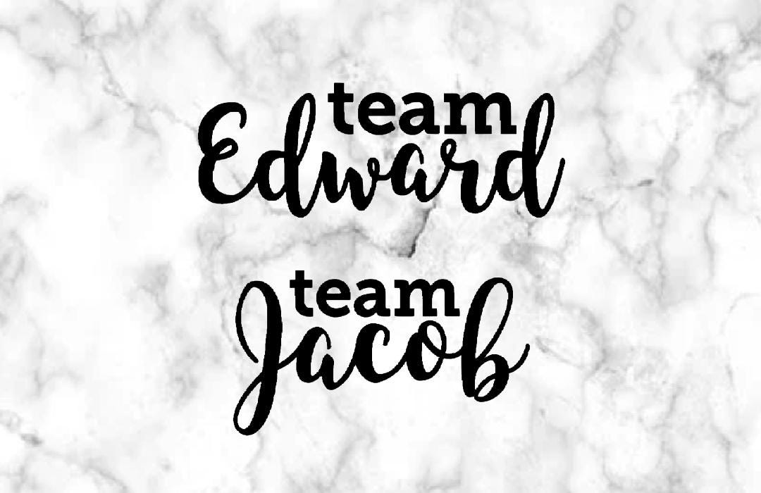 Twilight Teams Vinyl Decal Sticker // Car Decal, Laptop Sticker, Water ...