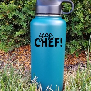 The Bear "yes, Chef!" Vinyl Decal Sticker // Car Decal, Laptop Sticker, Water Bottle Sticker ...
