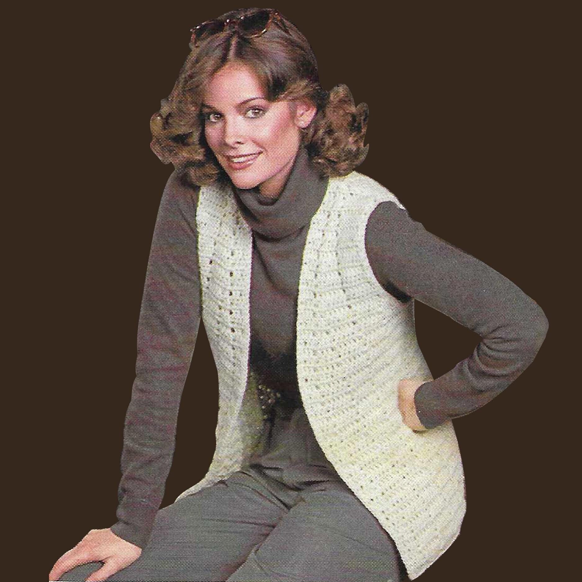 Crochet Vest Top PDF Pattern • summer 1970s Crochet Pattern - Etsy