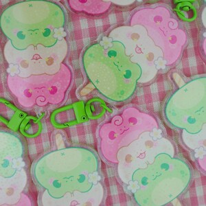 Frog Dango Keychain ~ Cute Frog Keyring ~ Glitter Acrylic Keychain - Etsy