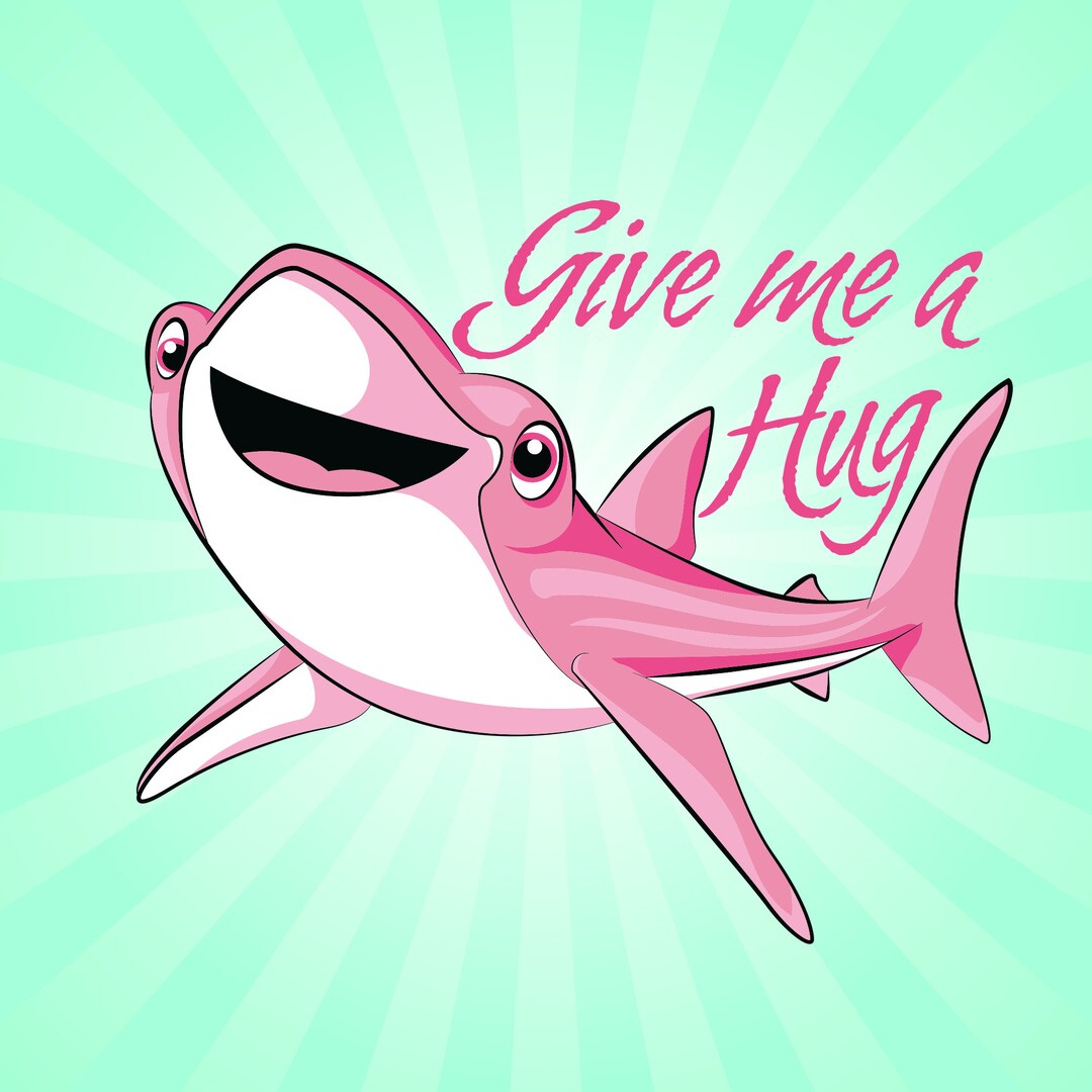 Give Me a Hug Svg Shark Svg Cute Shark Svg Shark Hug Svg - Etsy Ireland