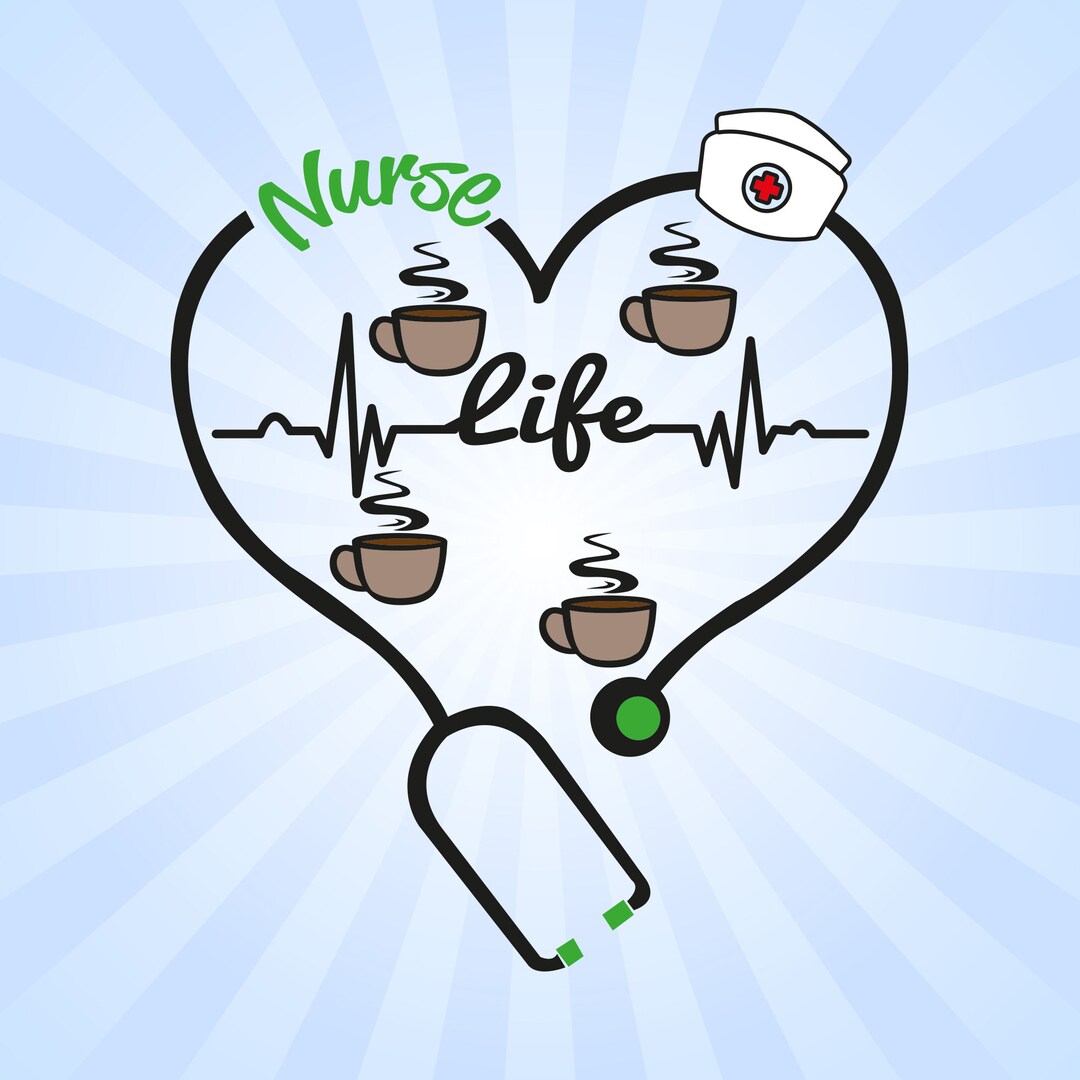 Enfermera vida svg Enfermera café svg Viviendo esa vida de - Etsy España