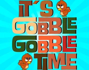 Its Turkey Time Png - Etsy