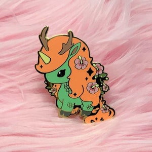 Cute Mythical Cryptid Creature Kirin Qilin Hard Enamel Pin - Etsy