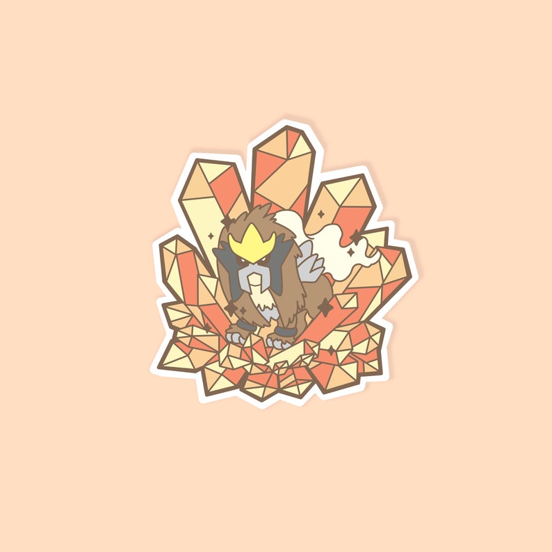 Cute Crystal Dogs Raikou Suicune and Entei Pokemon Stickers - Etsy