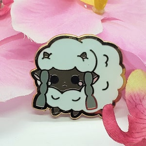 Cute Kawaii Pokemon Sheep Wooloo Monster Enamel Pin - Etsy