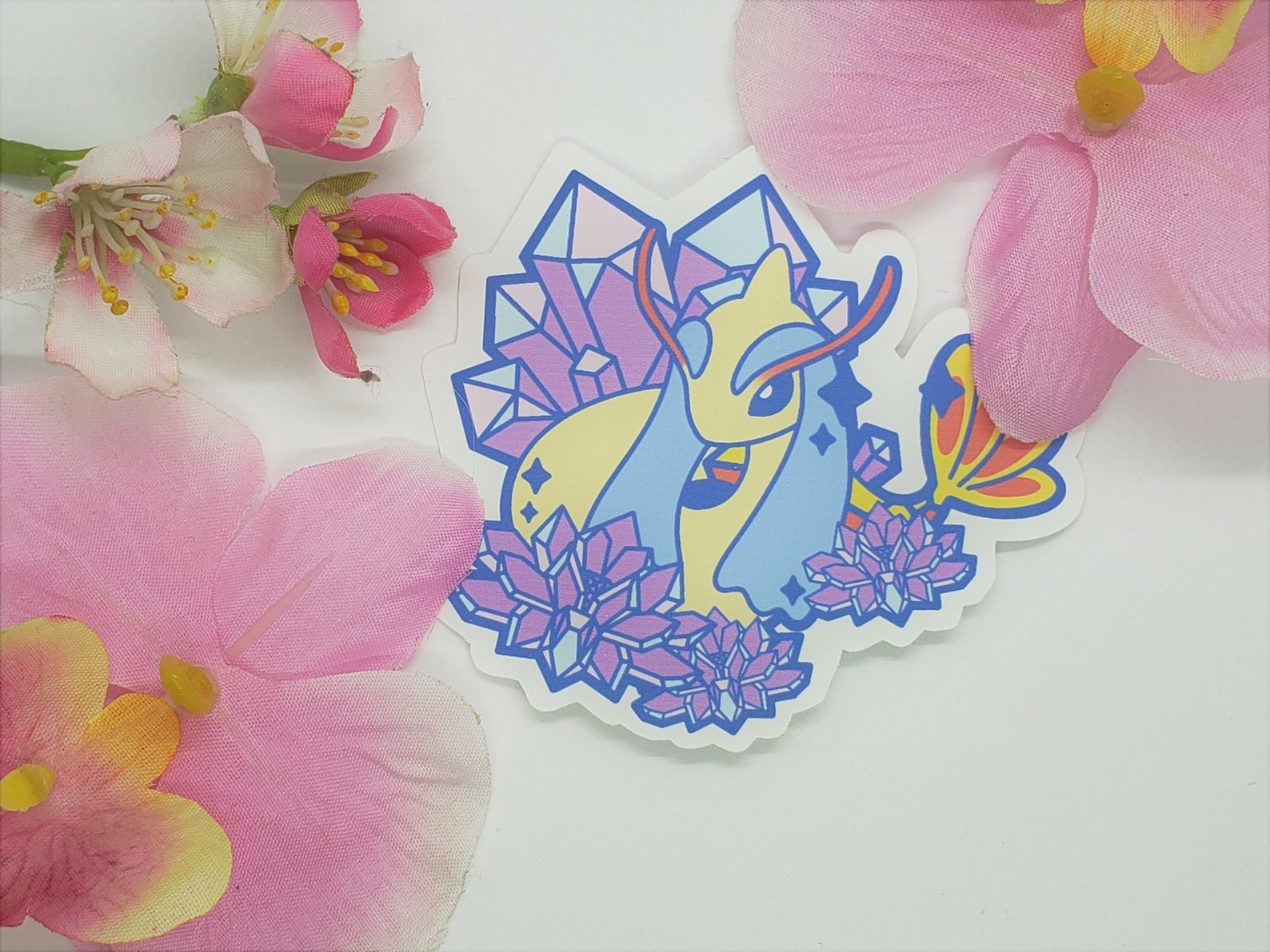 Crystal Water Pokemon Milotic Stickers | Etsy