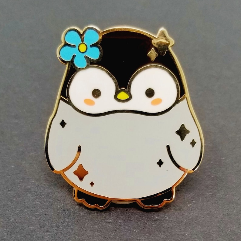 Baby Penguin Enamel Pin - Etsy