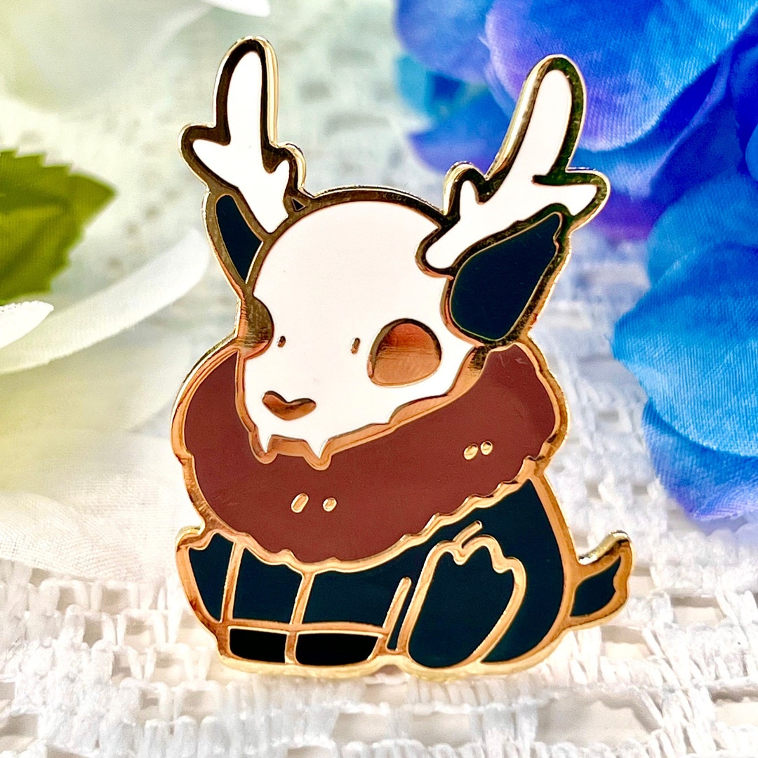 Cute and Kawaii Cryptid Mythical Creature Deer Monster Enamel Pin - Etsy