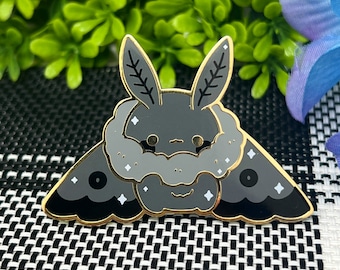 Cute Cryptid Mothman Enamel Pin Kawaii Mythical Creature, Creepy Cute ...