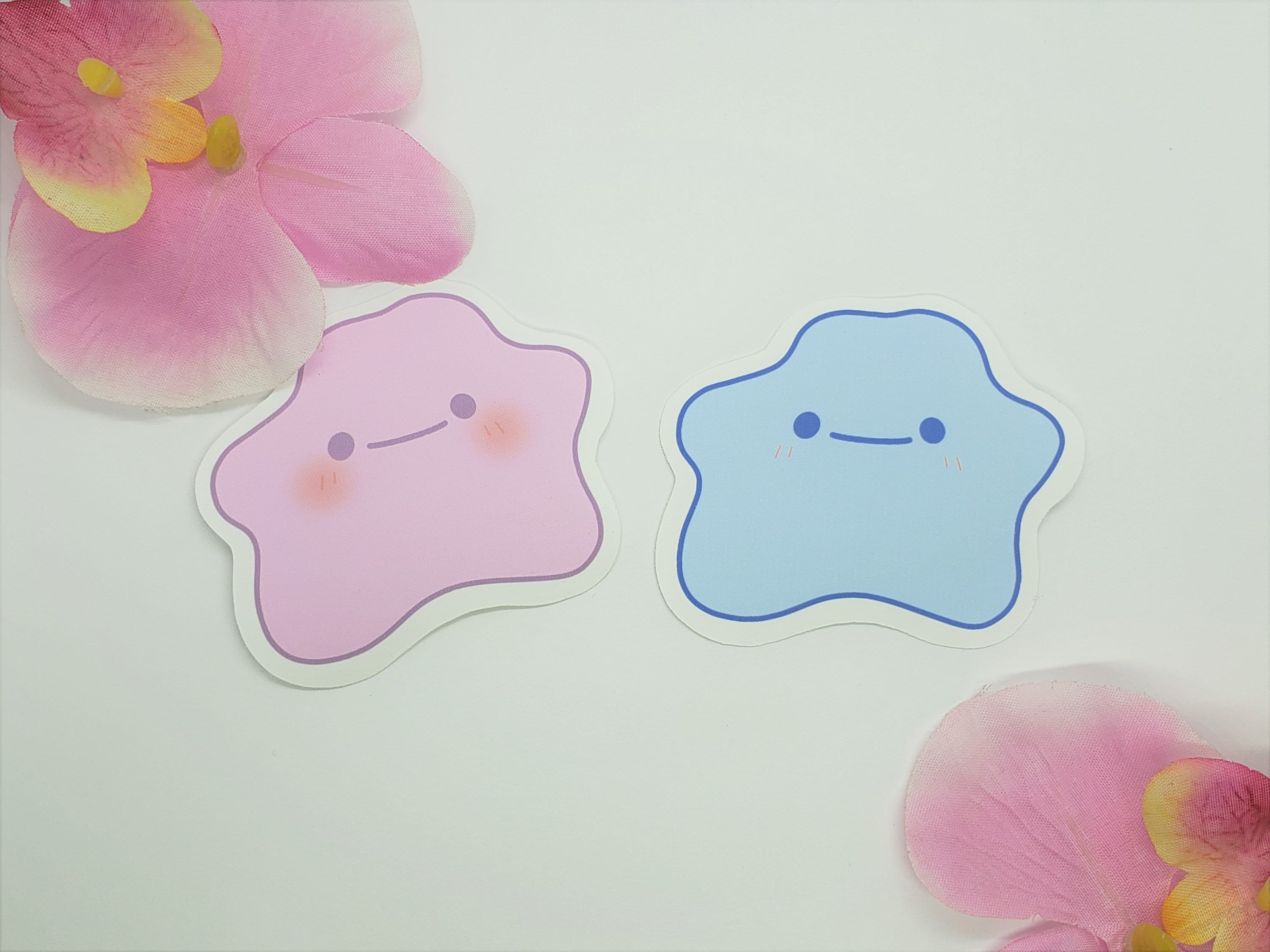 Cute Blob Pokemon Ditto Stickers! - Etsy