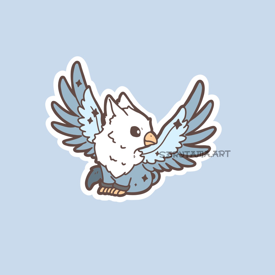 Cute and Kawaii Gryphon or Griffin Stickers-mythology Cryptid | Etsy