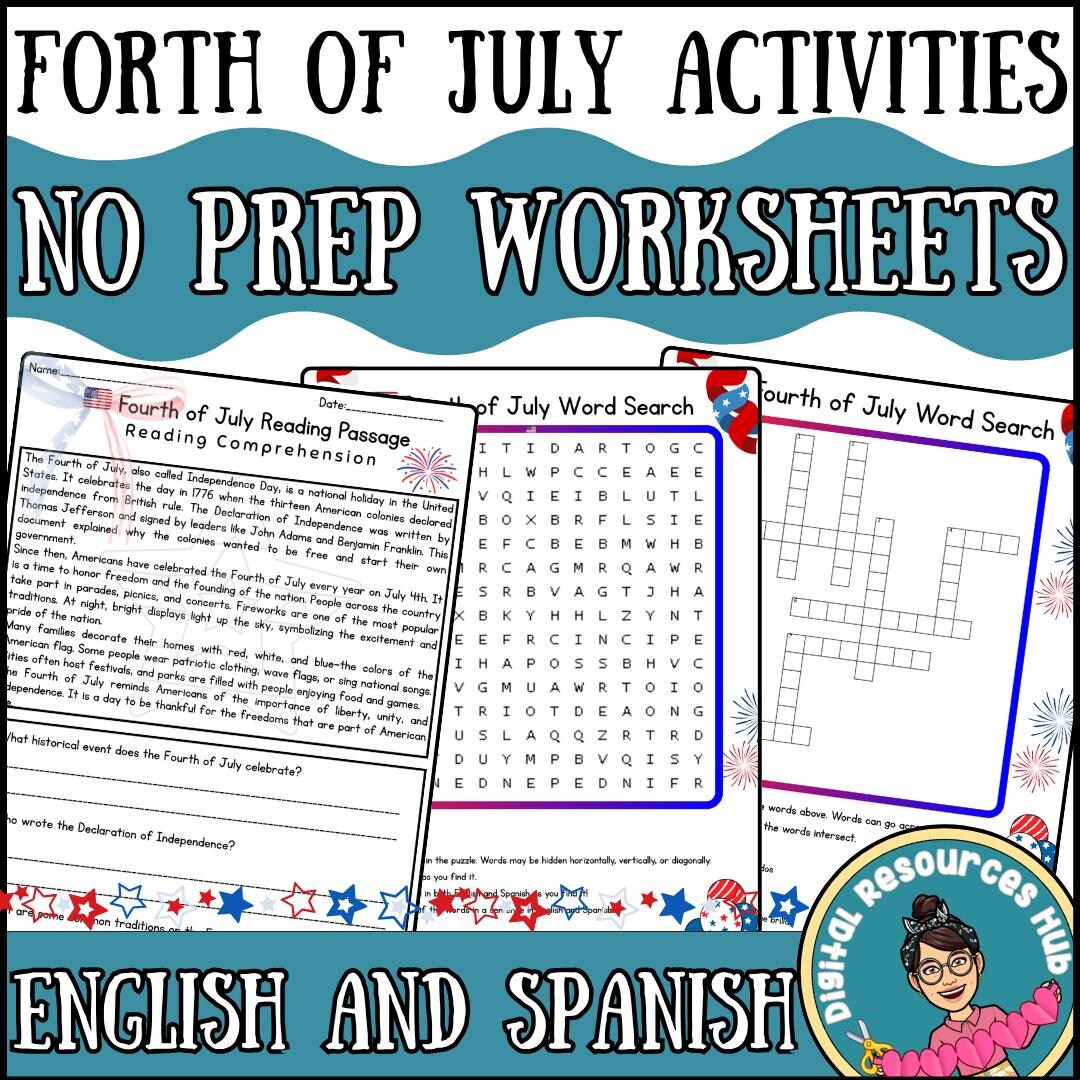 Printable 4th of July Games, July 4th Games, Independence Day Games ...