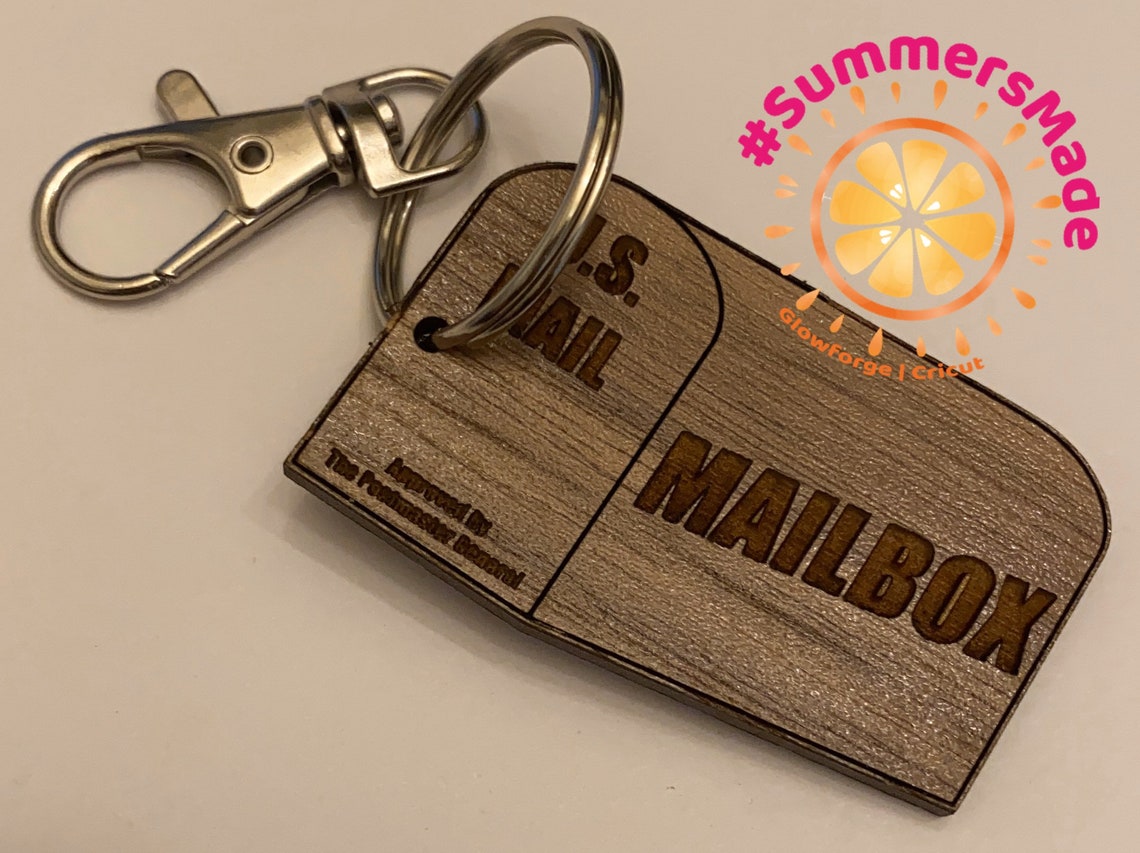 Mailbox Keychain Key Fob Keyring Keychain Never Lose | Etsy