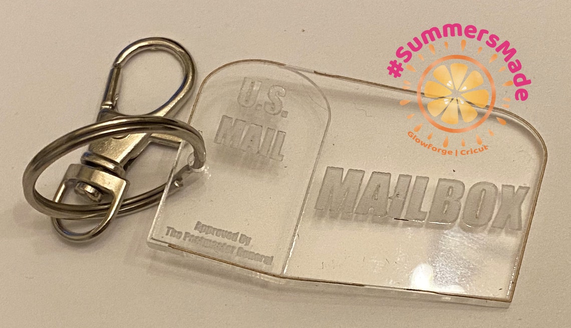 Mailbox Keychain Key Fob Keyring Keychain Never Lose | Etsy