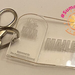 Mailbox Keychain - Key Fob, Keyring, Keychain - Never Lose Your Mail ...