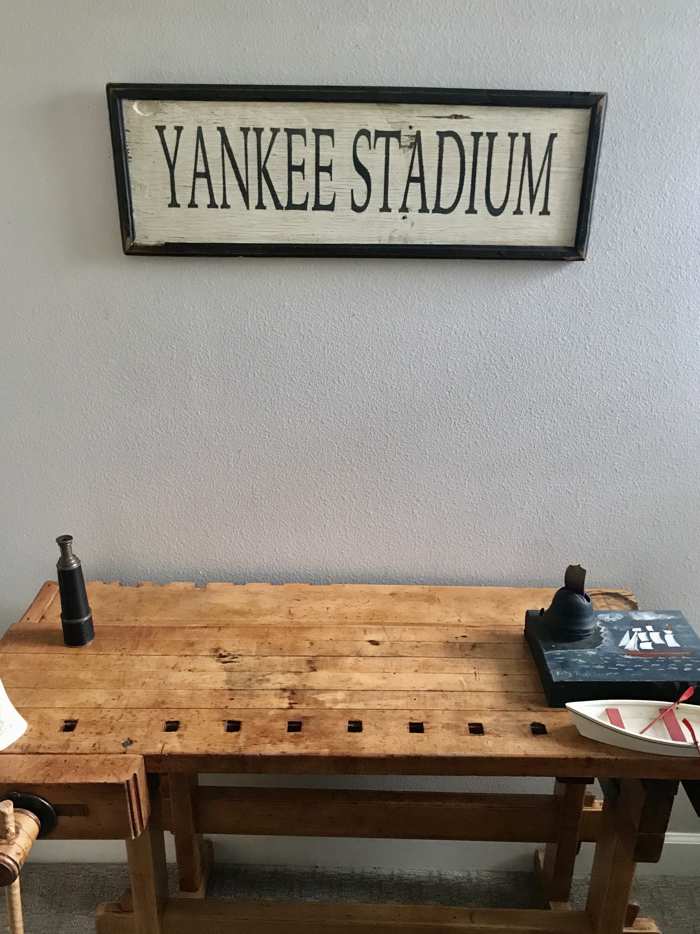 Yankee Stadium Sign Wooden Handmade - Etsy