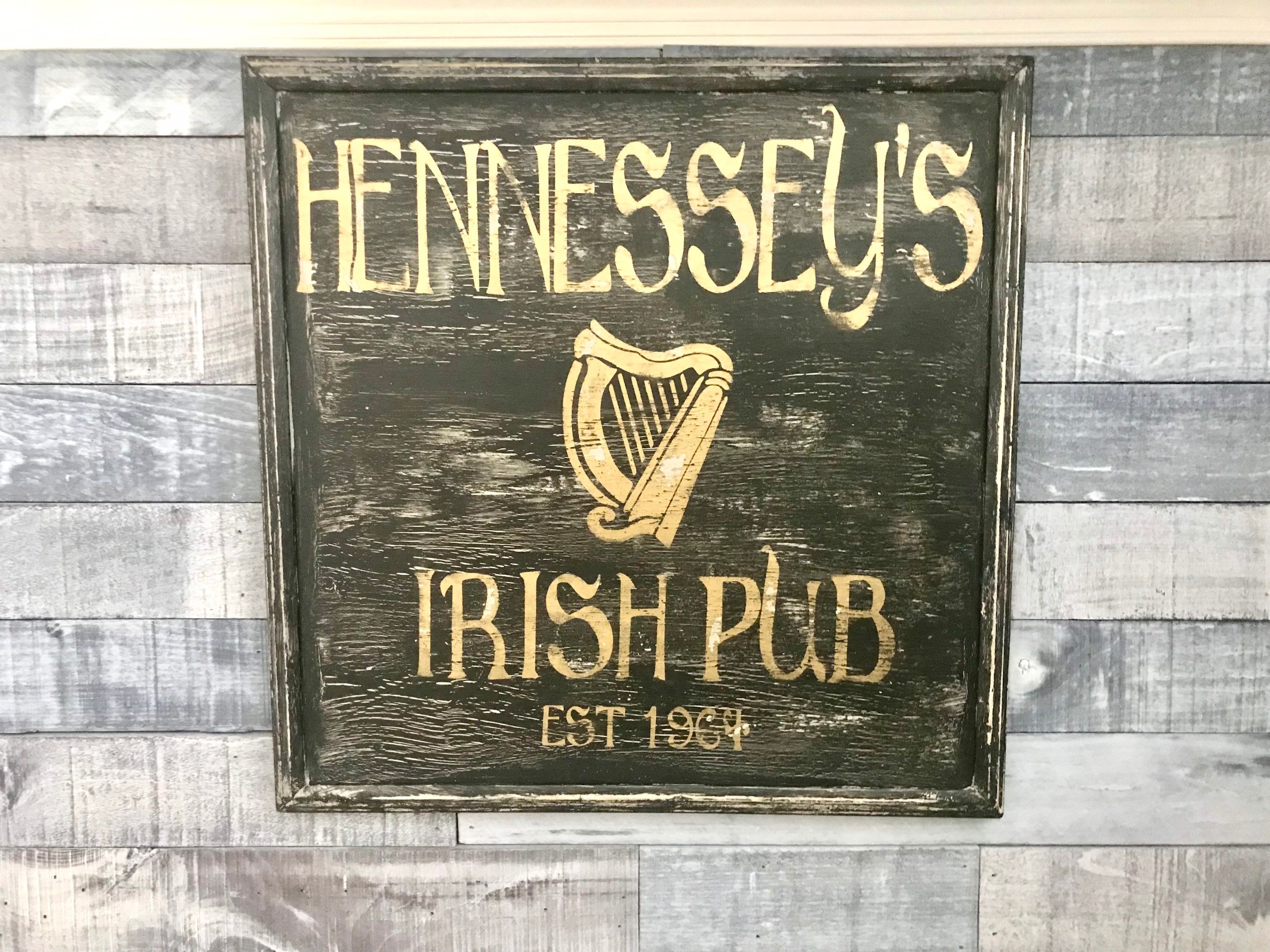 Personalized Irish Pub Wood Sign, Custom Bar Signs, Tavern Signs ...