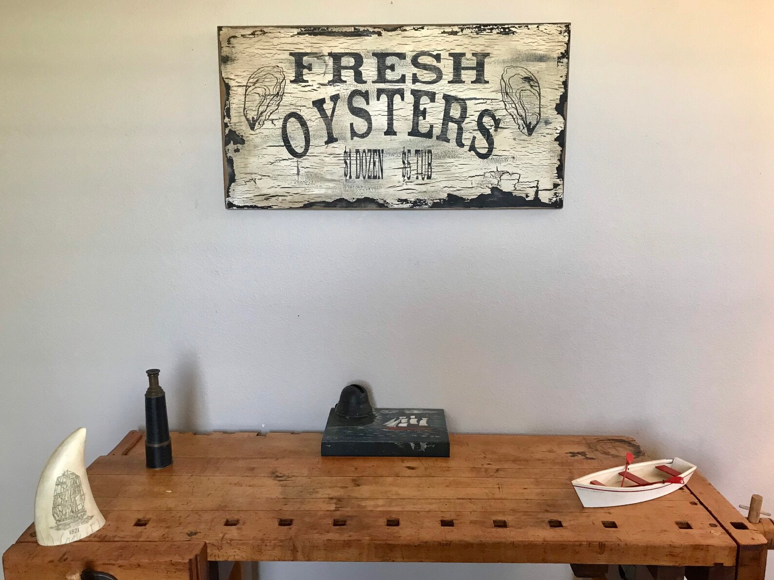 Fresh Oysters Sign,oysters Sign,rustic Oysters Sign, Oyster Bar Sign ...