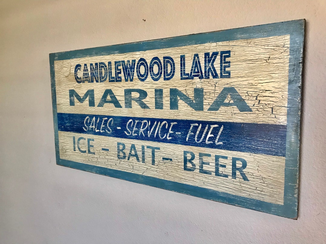 Personalized Marina Sign, Lake Sign, Beach House Sign, Lake House Sign ...