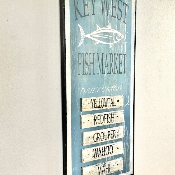 Fresh Fish Sign - Etsy