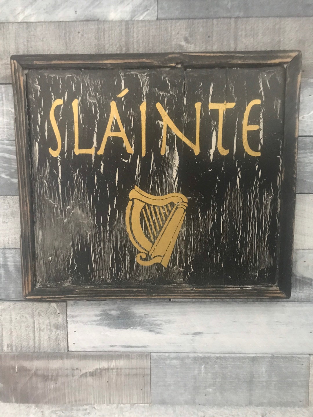 Slainte Irish Pub Sign, Vintage Pub Sign, Rustic Pub Sign, Irish Signs ...