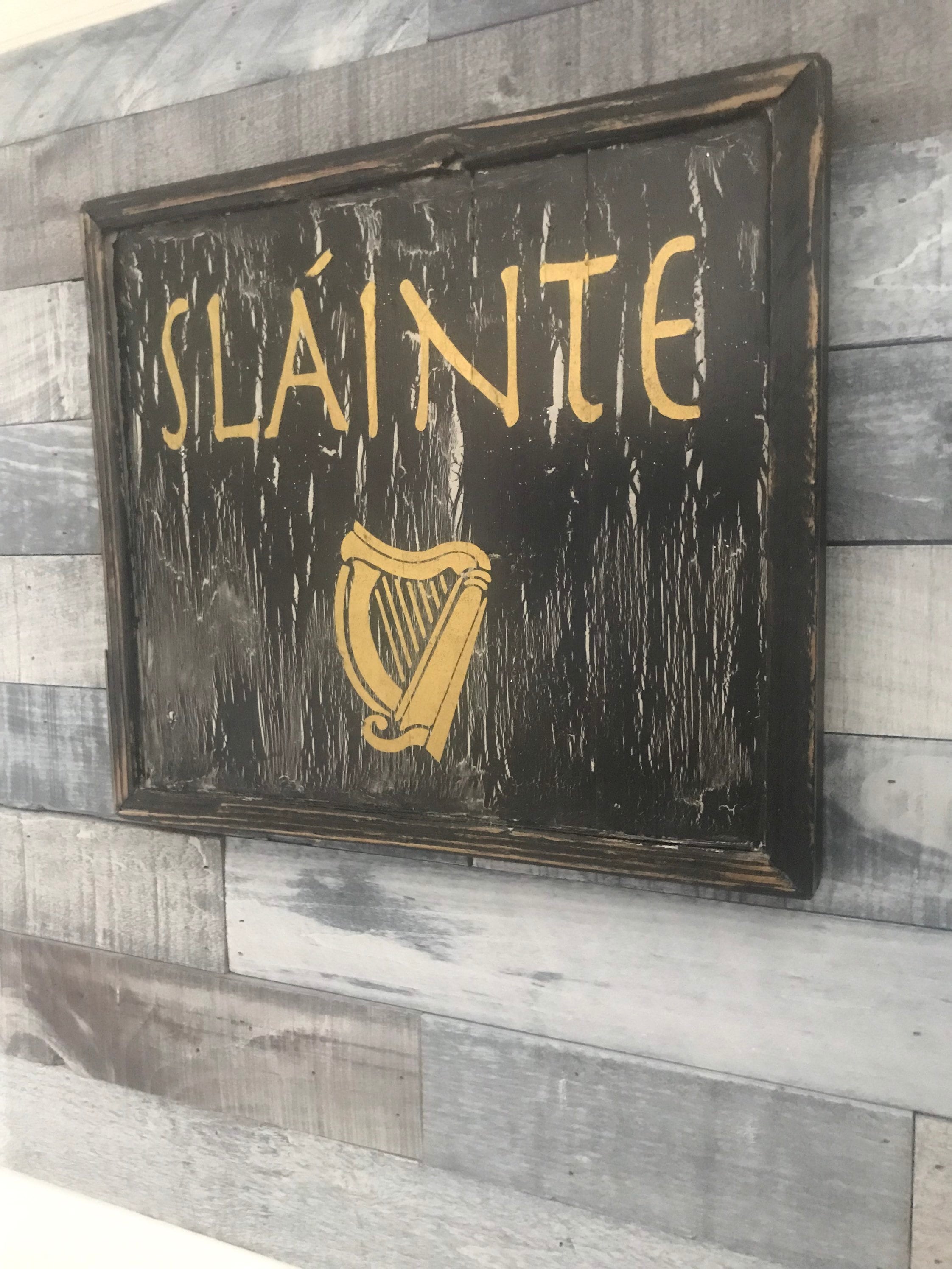 Slainte Irish Pub Sign, Vintage Pub Sign, Rustic Pub Sign, Irish Signs ...