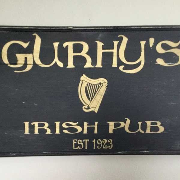 Wood Guinness Sign - Etsy