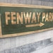 Fenway Park Street Sign, Fenway Park Gate D Sign, Fenway Park Wood Sign ...