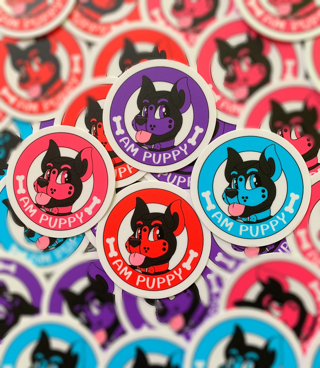 Am Puppy Stickers - Etsy