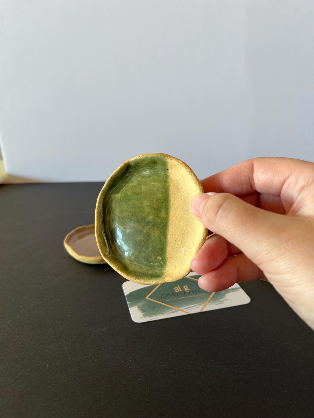 Handbuilt Mini Trinket Dish - Buff Clay - Etsy