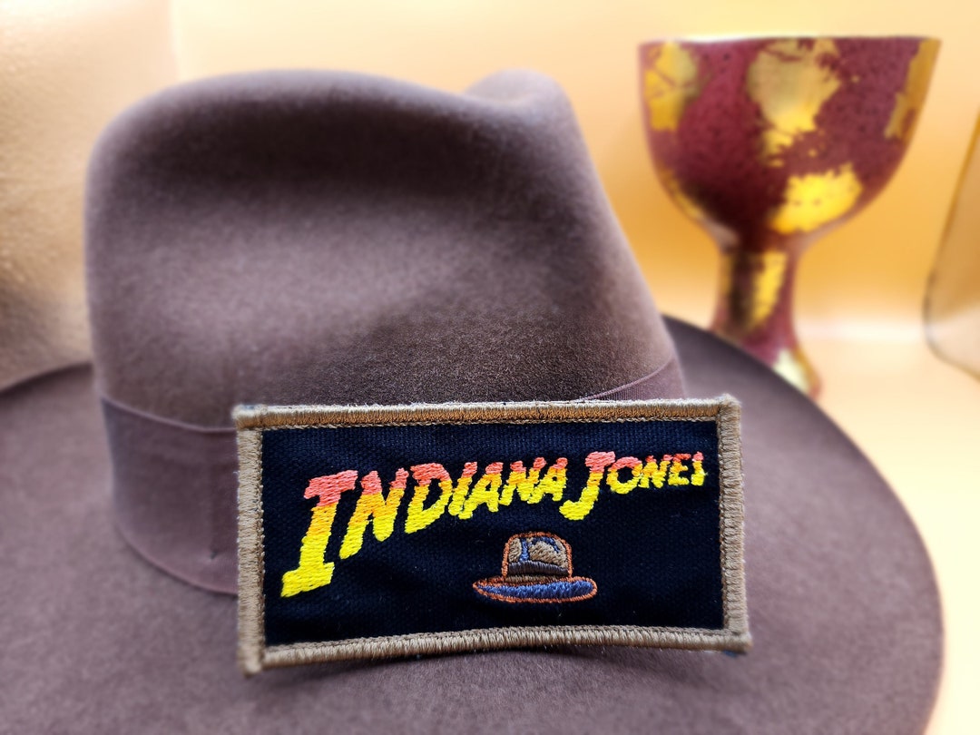 Indiana Jones Patch: Embroidered Canvas Adventurer Logo - Etsy