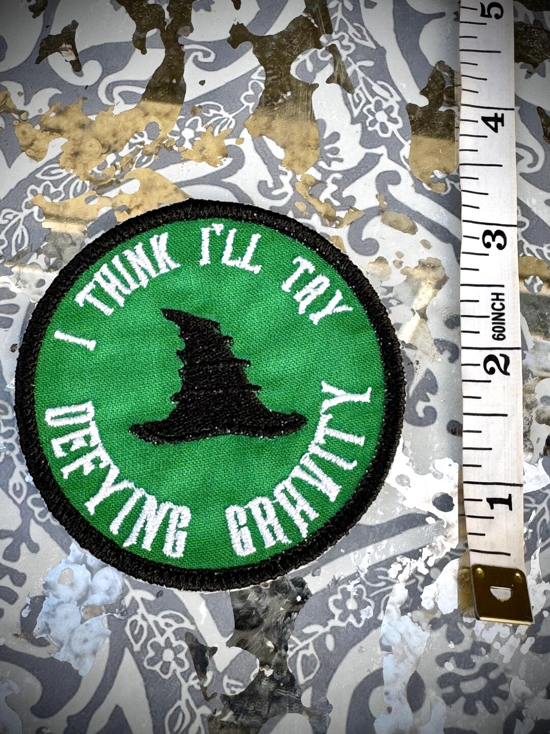 Defying Gravity Patch - Etsy