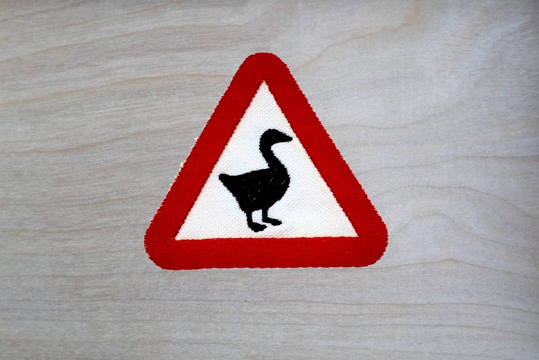 Goose Game Patch, Logo, Warning Sign - Etsy