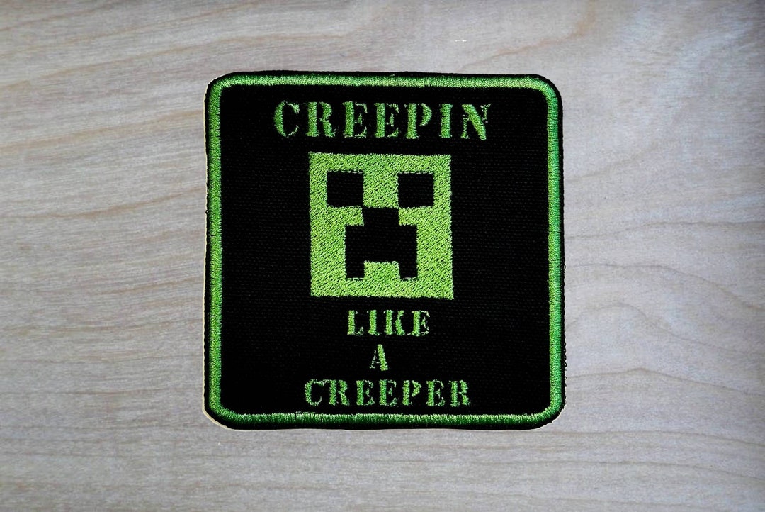 Minecraft Inspired Creeper Patch, Exclusive - Etsy